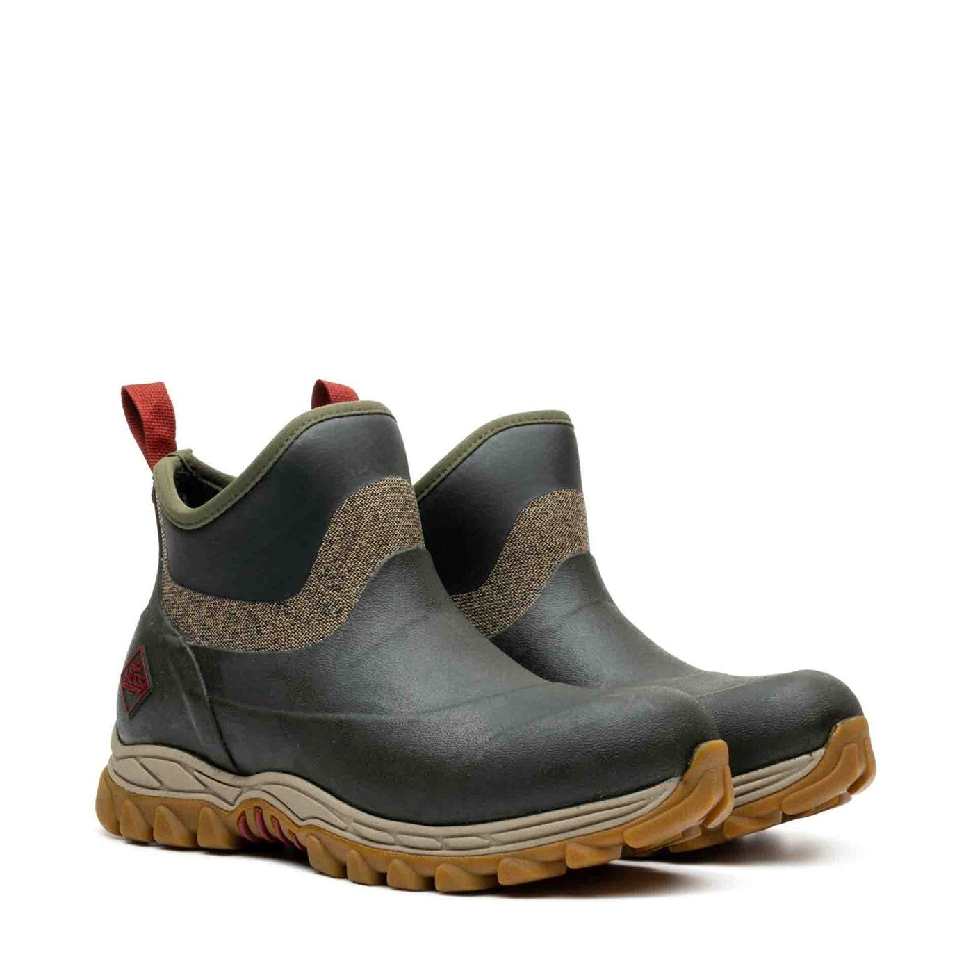 Muck Boots Arctic Sport II Ankle Boots Olive Herringbone - MuckbootUK